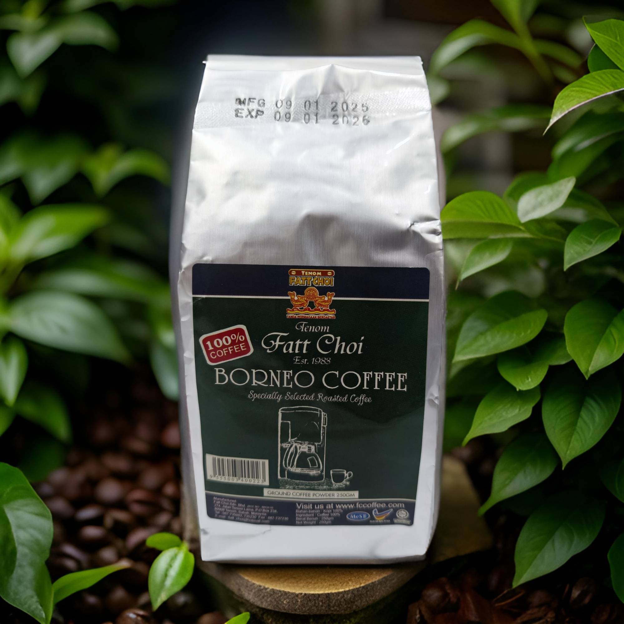 Tenom Fatt Choi - Ground Borneo Coffee Powder