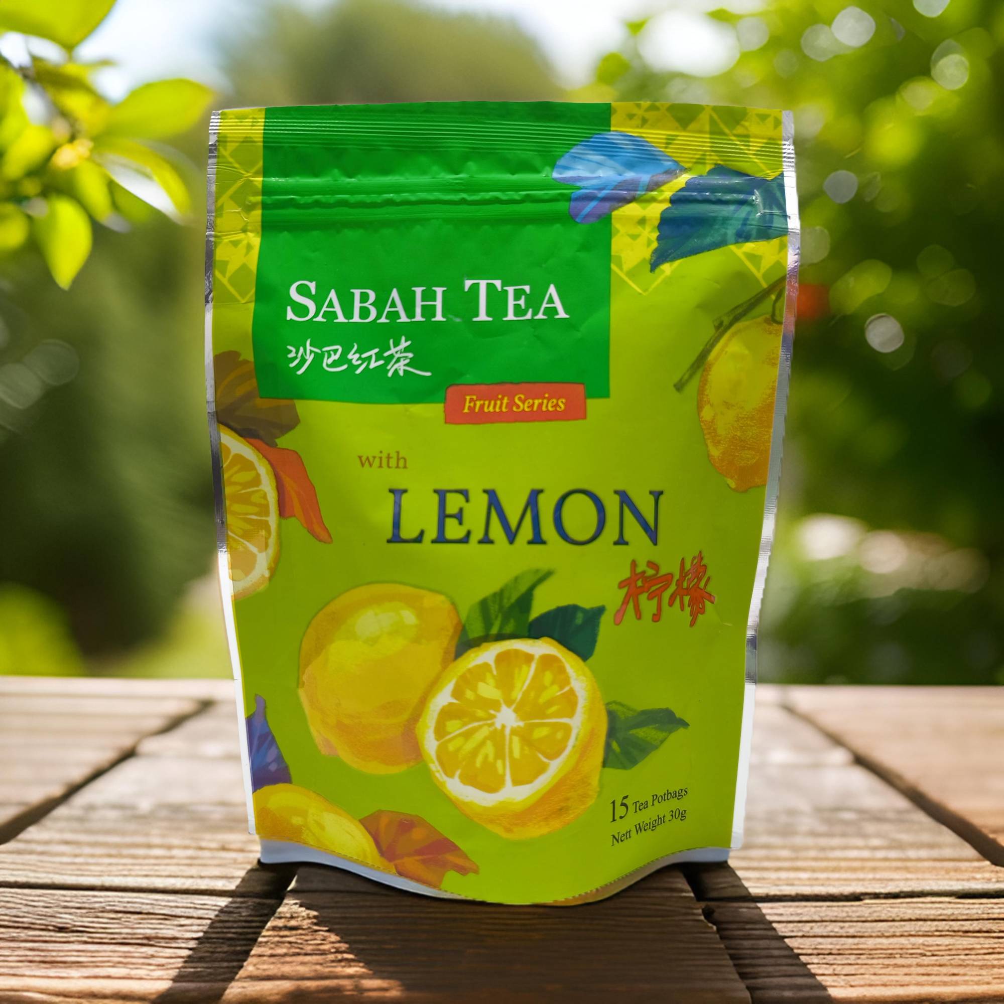 Sabah Tea Potbags: Fruit Series with Lemon